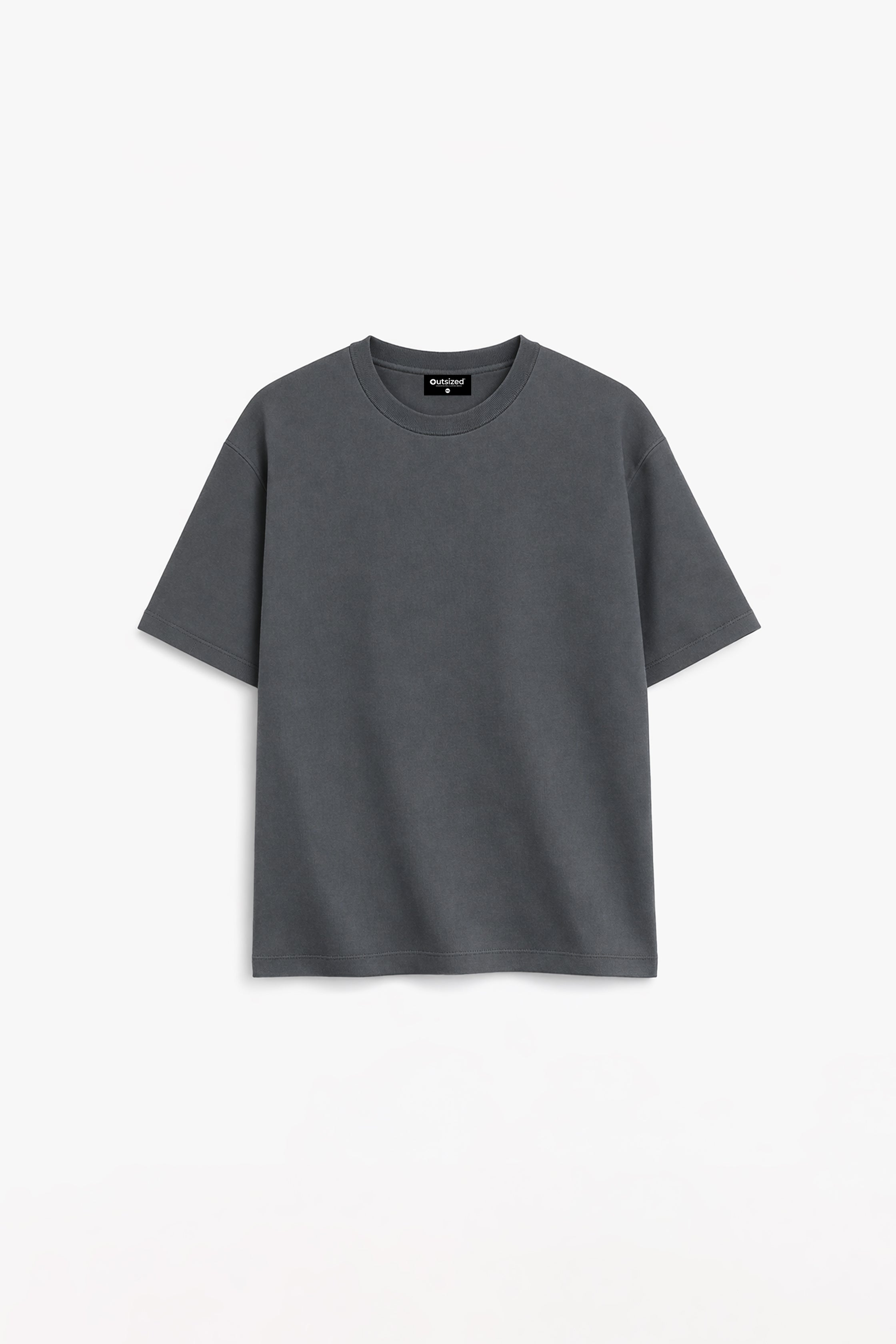 STEEL GRAY T-SHIRT – Outsized By Checkmate